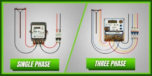 Single Phase vs Three phase meter
